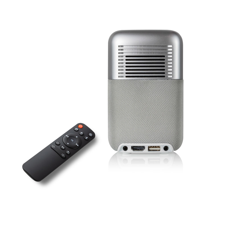 Home Mini Pico DLP Projector 100 ANSI Lumens 0.3KG MT9255 CPU Build In ...