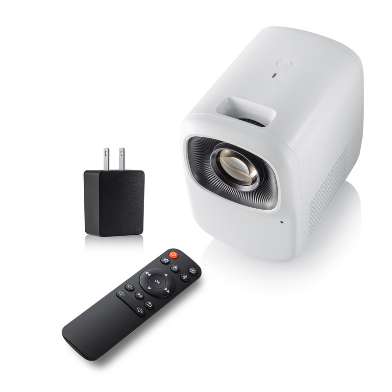 LCD Android Smart Projector 200 ANSI Lumens FHD Ultra Short Throw Laser ...