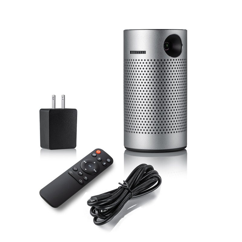 HD Mini Battery Powered Projector For Android DLP Portable 4K Support 3m