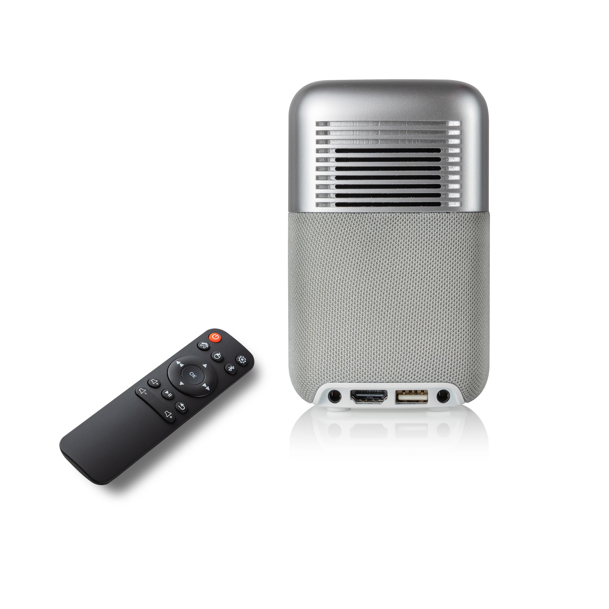 Home Mini Pico DLP Projector 100 ANSI Lumens 0.3KG MT9255 CPU Build In ...